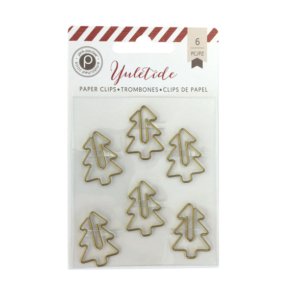 Gold Christmas Tree Paper Clips - UPstudio